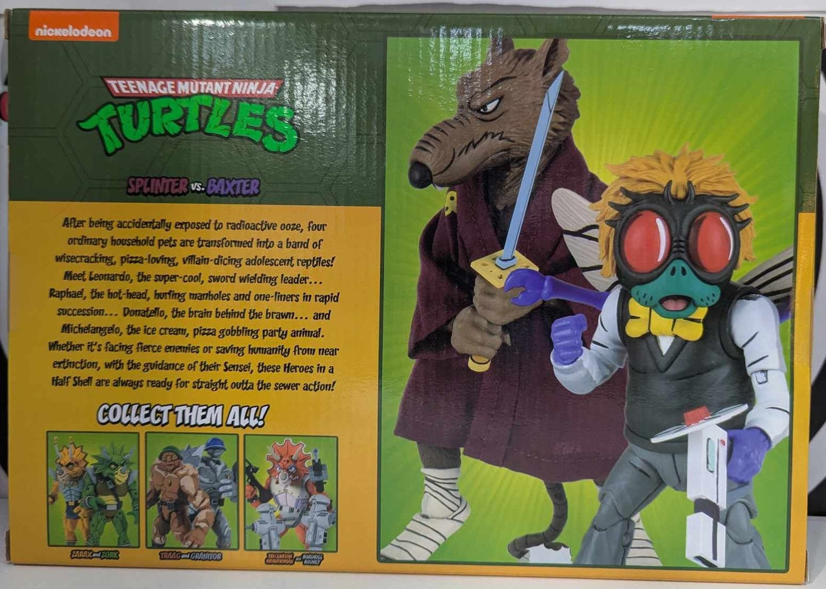 Teenage Mutant Ninja Turtles Cartoon Collection Splinter Vs Baxter Act ...