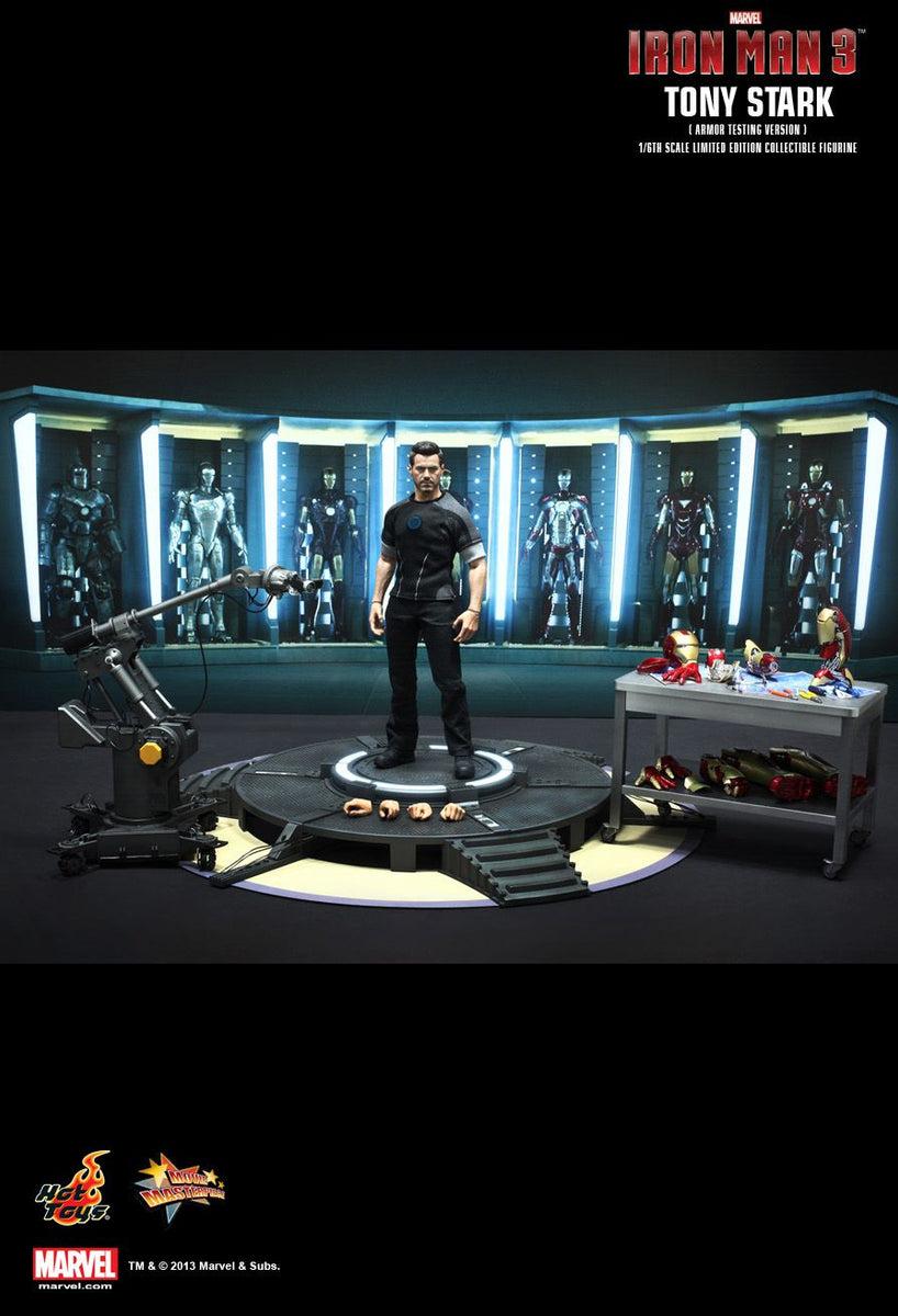 Hot Toys MMS191 Marvel Iron Man 3 Tony Stark Mark XLII Armor Test Vers ...