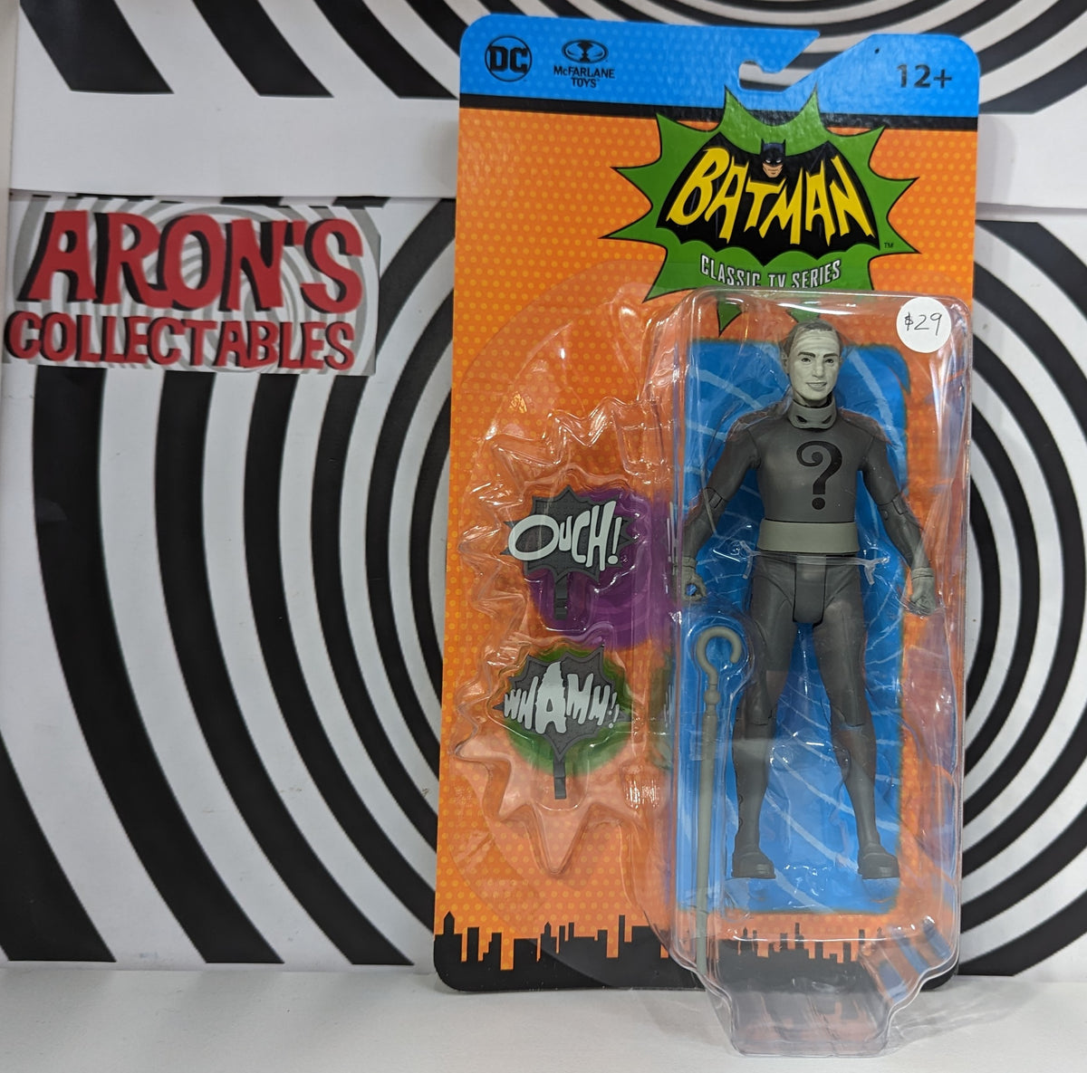 Batman The Classic TV Series Riddler Black and White Action Figure ...
