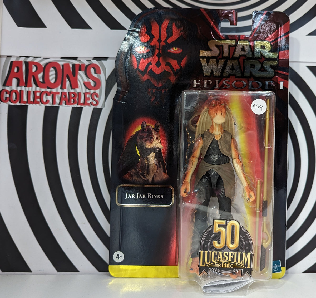 Star Wars 50th Anniversary Series Episode I Jar Jar Binks Action Figur ...