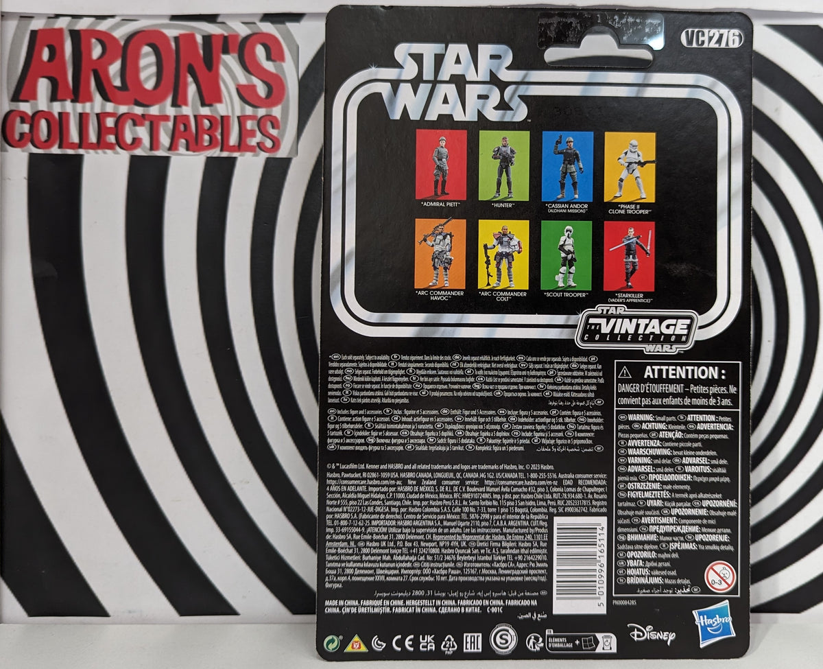 Star Wars The Vintage Collection VC276 Clone Wars ARC Commander Colt A ...