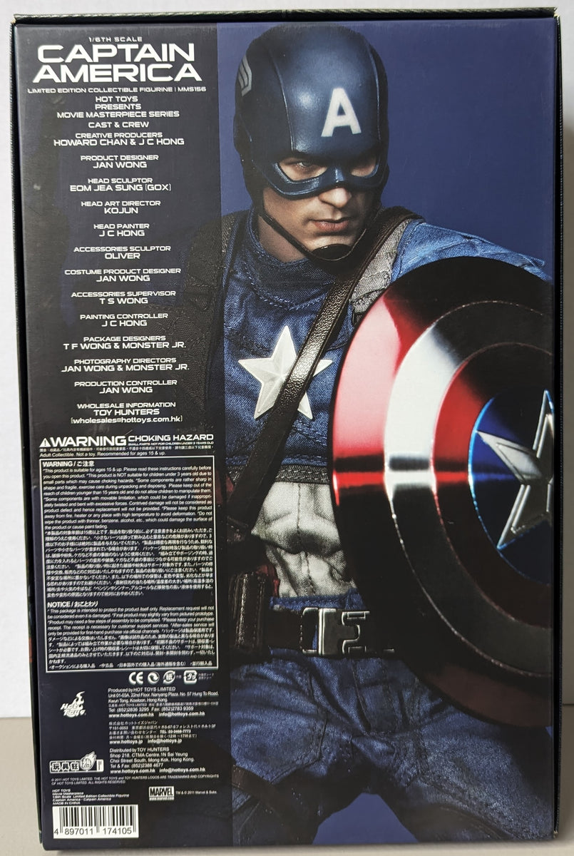 Hot Toys MMS156 Marvel Captain America The First Avenger Captain Ameri ...