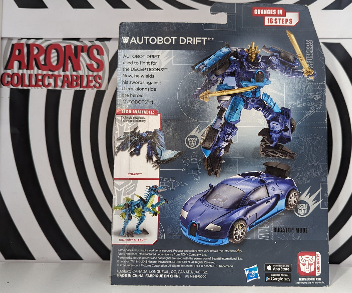 Transformers Age of Extinction Autobot Drift Action Figure – Arons ...