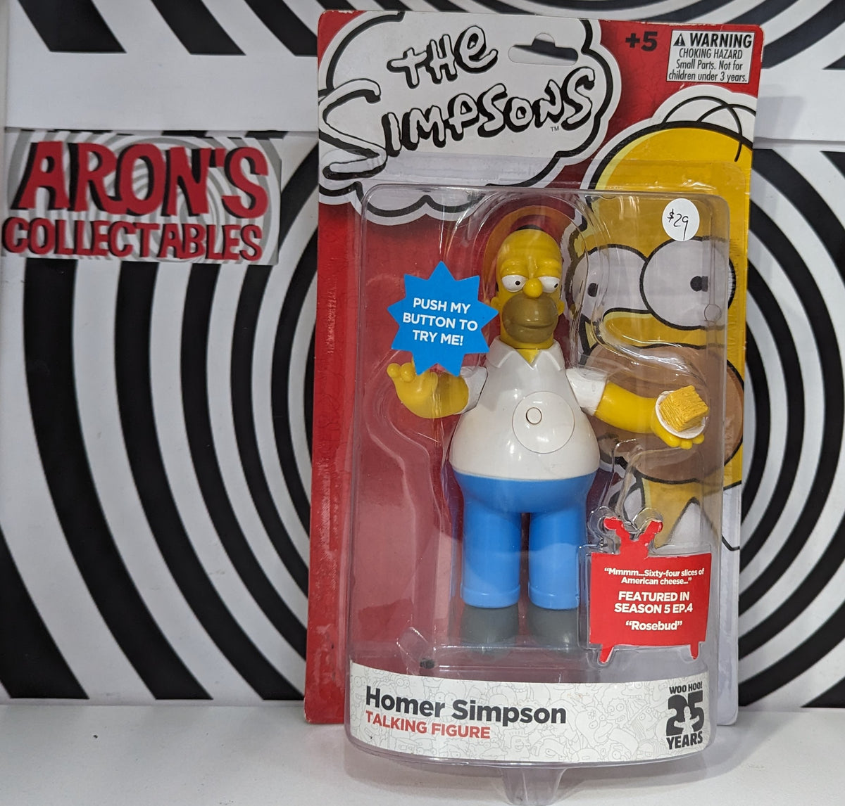 The Simpsons Talking Homer Simpson Action Figure – Arons Collectables