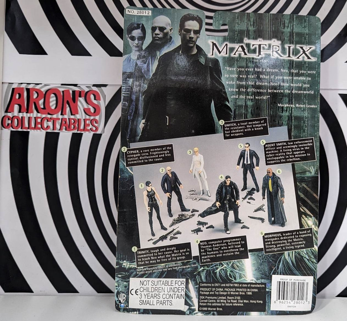 The Matrix Movie Switch Action Figure – Arons Collectables