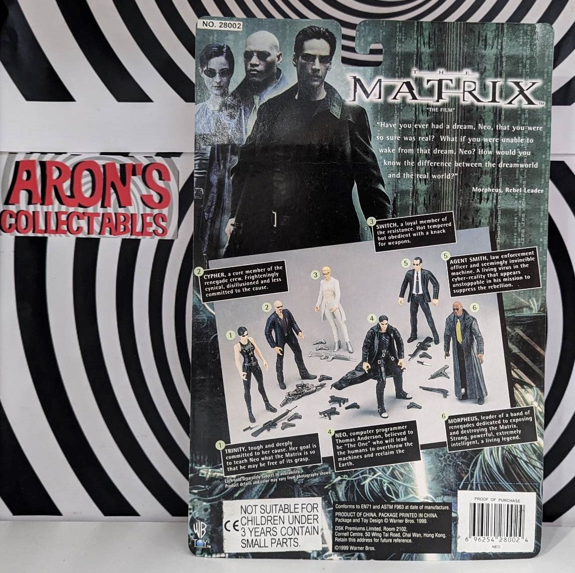 The Matrix Movie Trinity Action Figure – Arons Collectables