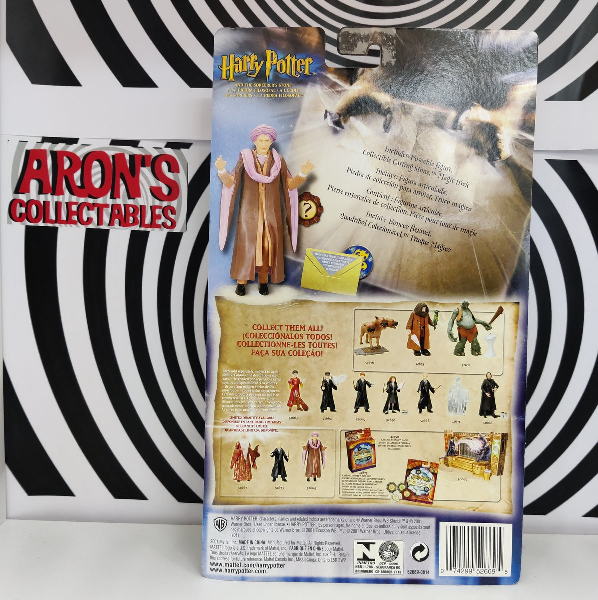 Harry Potter and the Sorcerer's Stone Professor Quirrell Action Figure ...