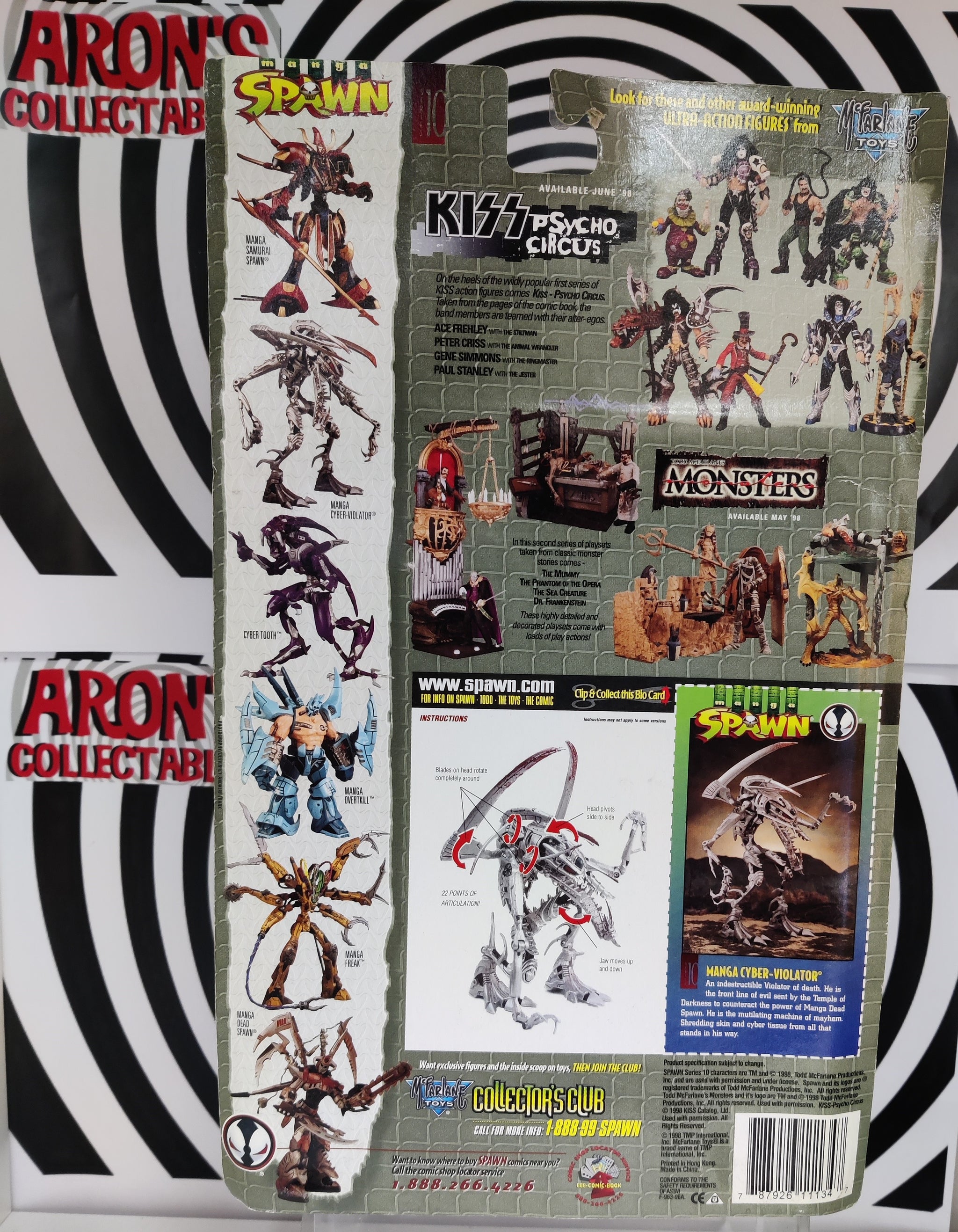 Manga Spawn Series 10 Manga Cyber-Violator Figure – Arons Collectables
