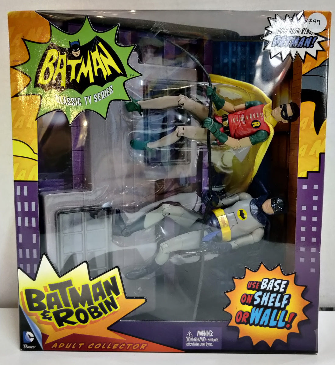 Batman TV Classic TV Series Batman & Robin Wall Climbing Figure Set ...