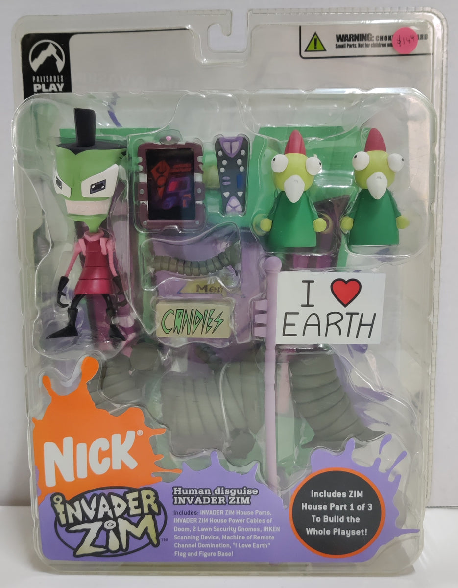Nickelodeon Invader Zim Human Disguise Invader Zim Action Figure ...