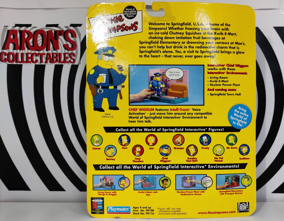 The Simpsons World of Springfield Series 2 Chief Wiggum Action Figure ...