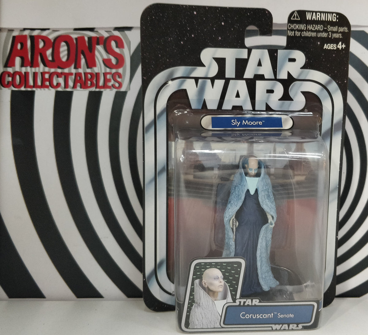Star Wars Original Trilogy Series #03 Coruscant Senete Sly Moore Actio ...