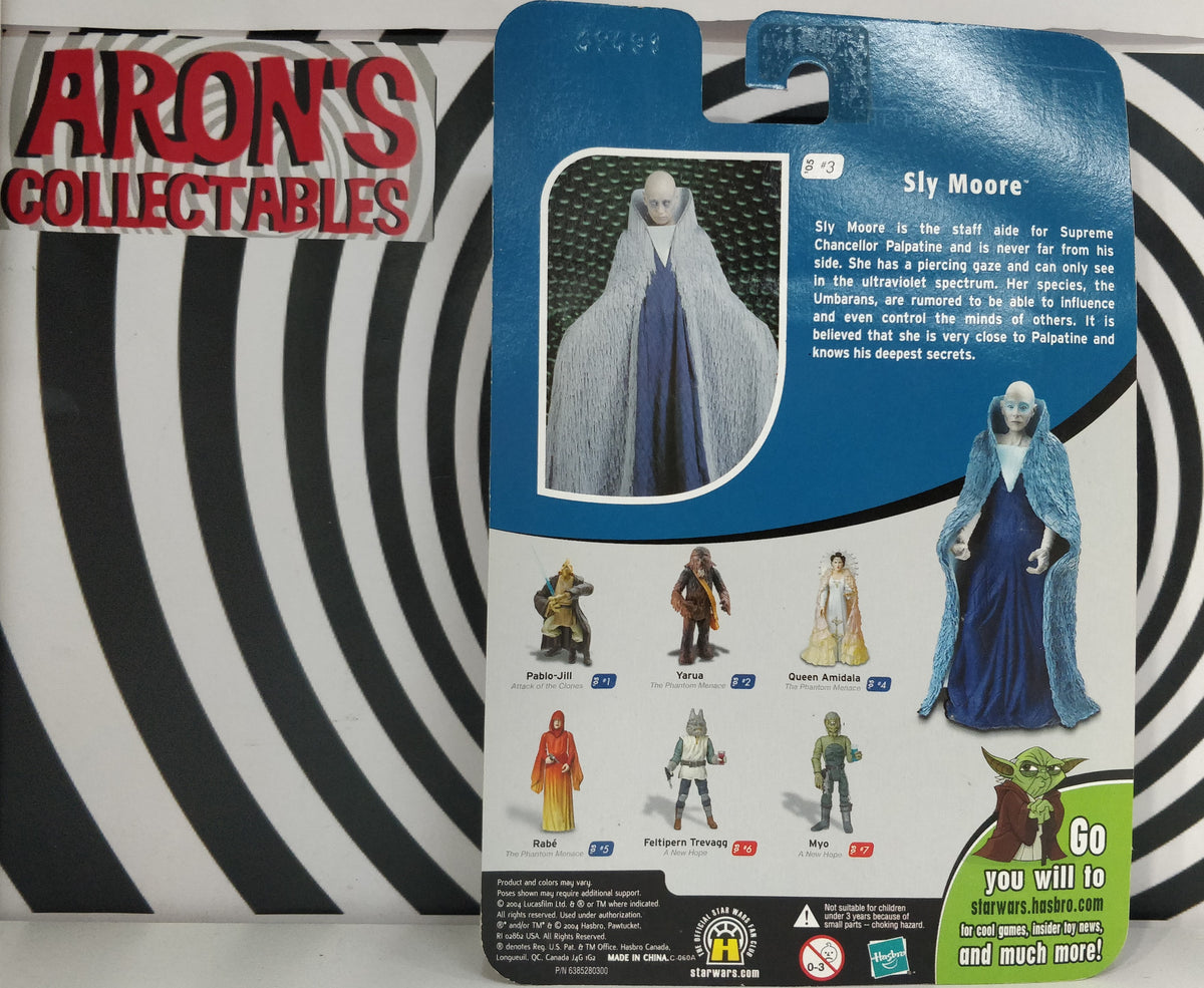 Star Wars Original Trilogy Series #03 Coruscant Senete Sly Moore Actio ...
