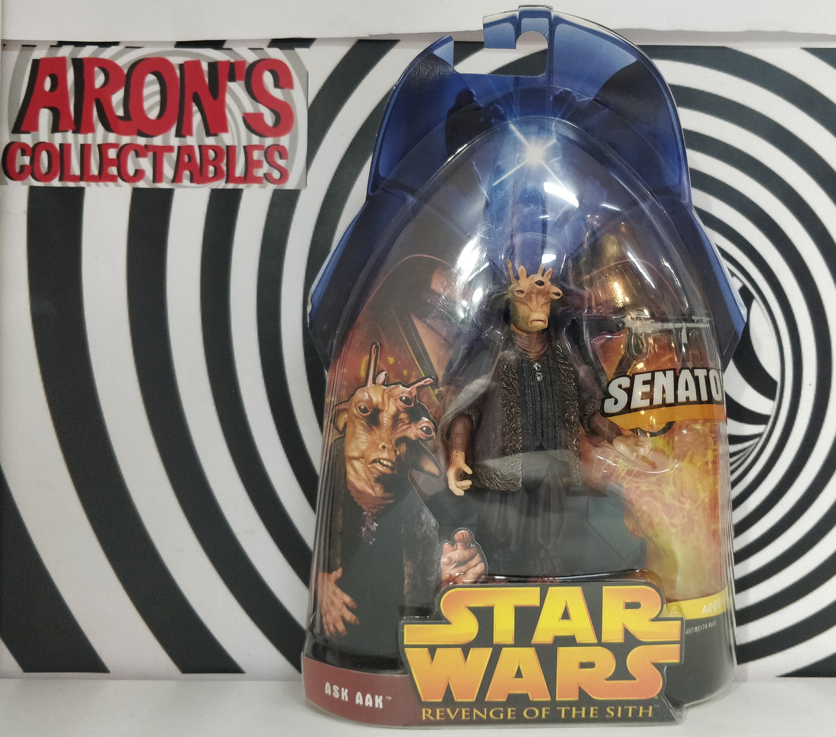 Star Wars Episode III Revenge of the Sith #46 Ask Aak Action Figure ...
