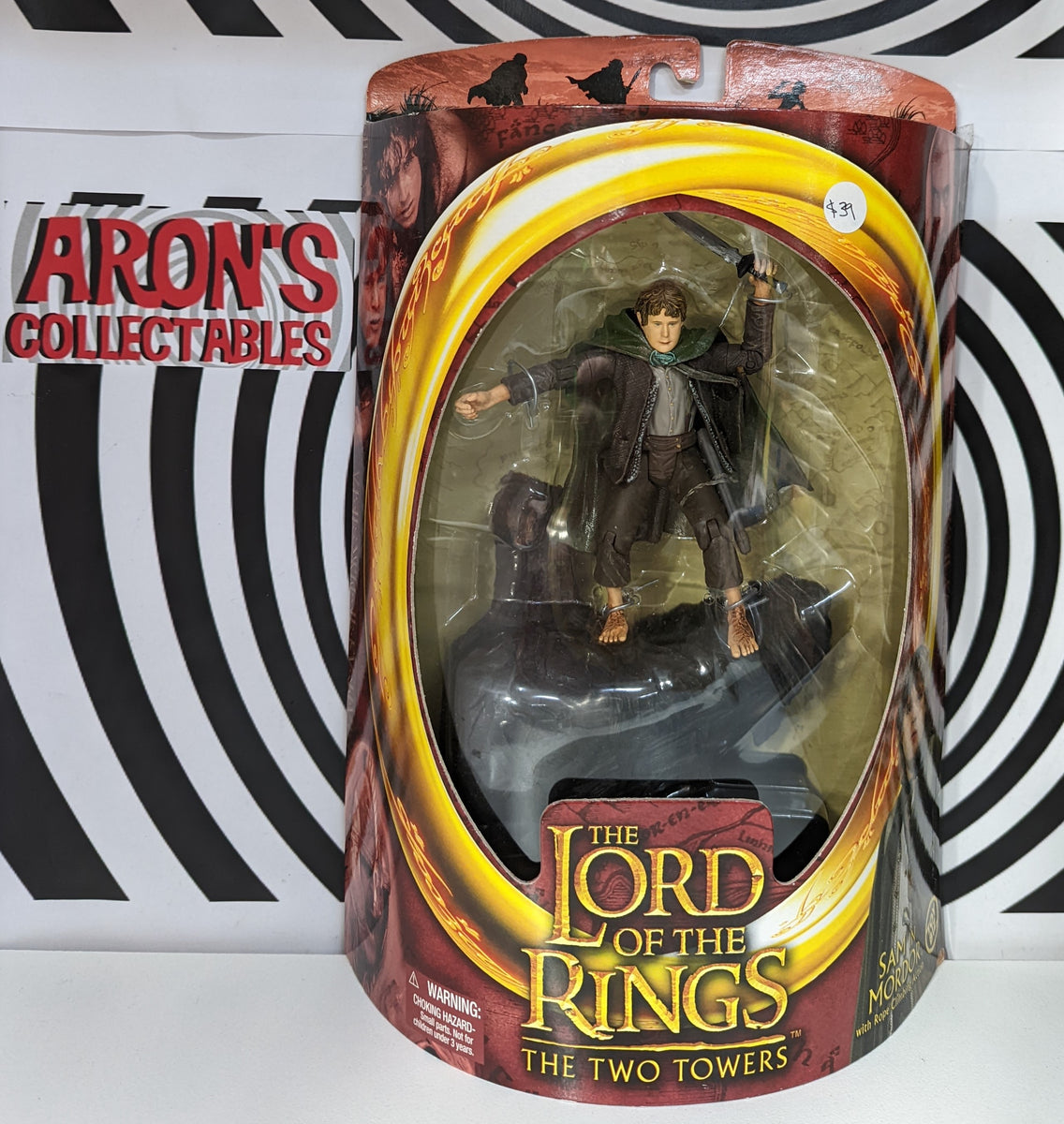 Lord of the Rings The Two Towers Samwise Gamgee in Mordor Action Figur ...