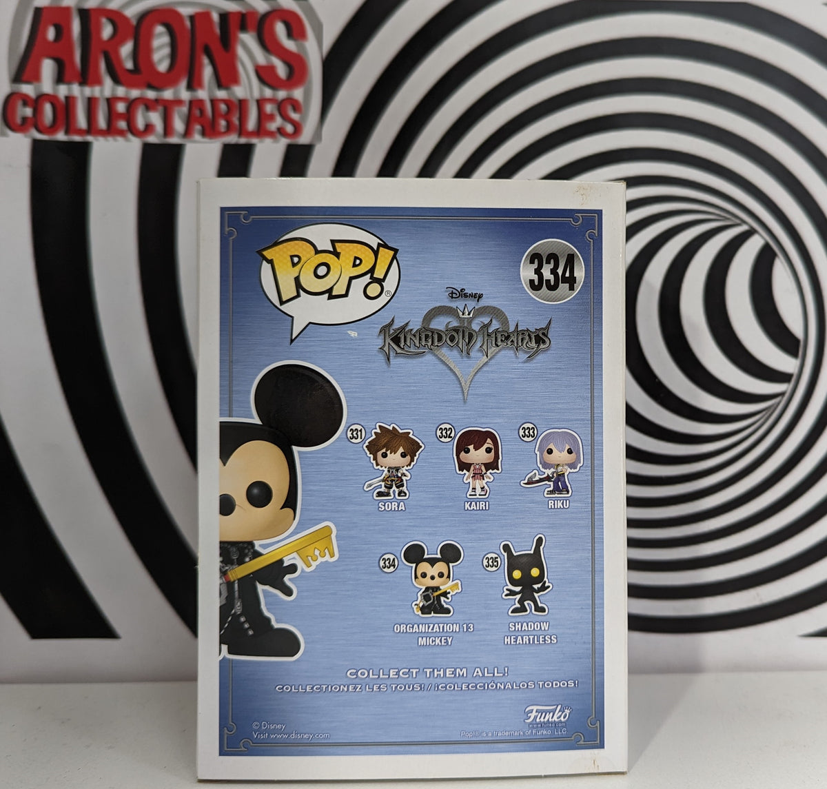 Funko Pop Vinyl Kingdom Hearts Organization 13 Mickey Mouse #334 FSCE ...
