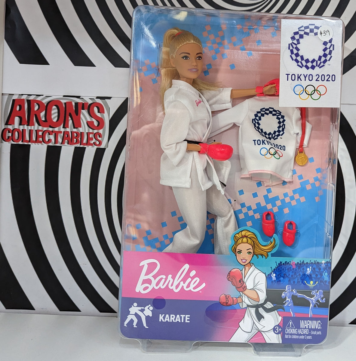 Barbie Tokyo 2020 Olympics Barbie Karate Figure – Arons Collectables