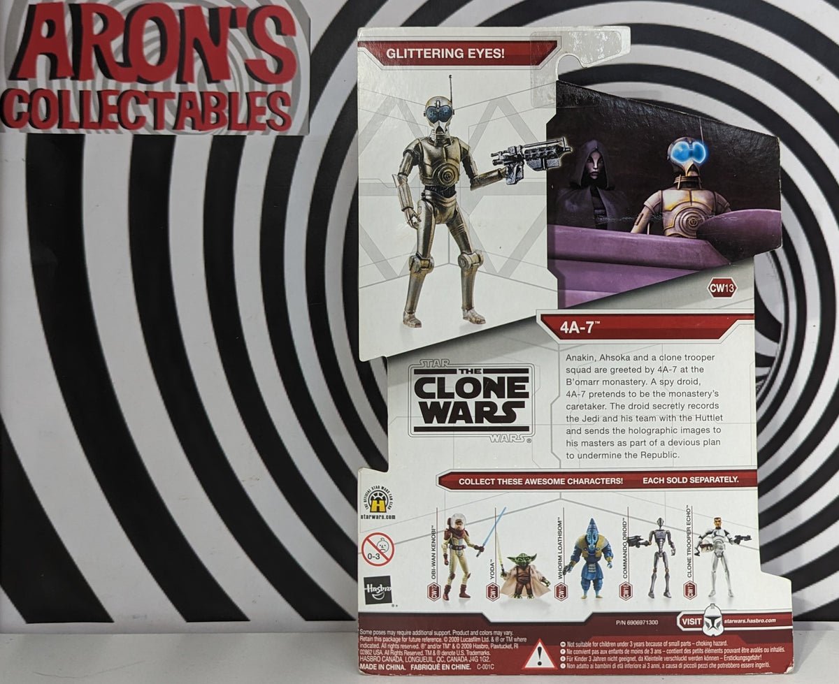 Star Wars The Clone Wars CW13 4A-7 Action Figure – Arons Collectables