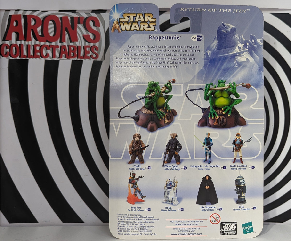 Star Wars Return of the Jedi Jabba's Palace Rappertunie Action Figure ...